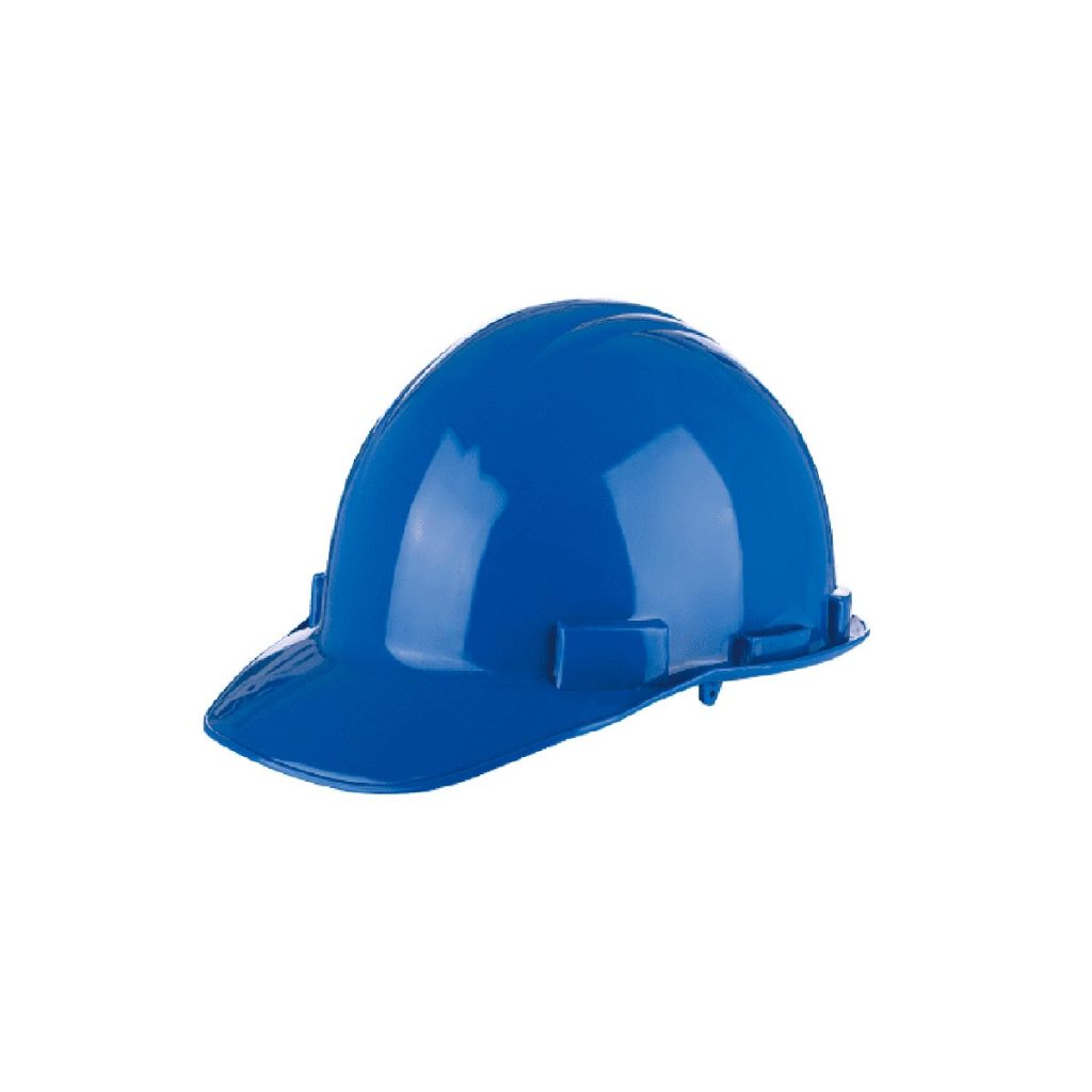 CASCO AZUL ARNES PLASTICO | Homedit
